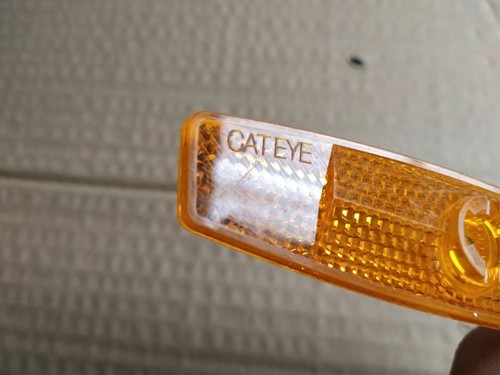 Cat eye RR 530 original spoke safety reflector set orange | eBay