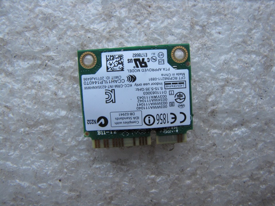 Dell Latitude E6440 Intel 6235ANHMW Wi-Fi + BT module card (P/N: 05K9GJ ...