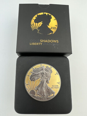 2018 🇺🇸 Gold Shadows Liberty Shadows Silver Eagle WALKING LIBERTY ...