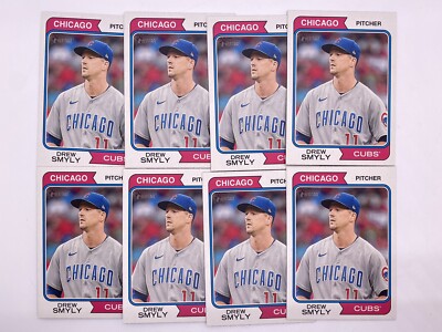 (8) 2023 Topps Heritage DREW SMYLY Base Card Lot (x8) Cubs #347 | eBay