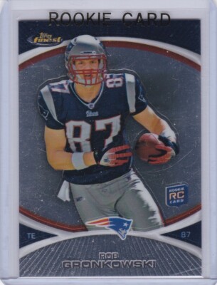 ROB GRONKOWSKI ROOKIE CARD 2010 Topps Finest $$ Football RC New England ...