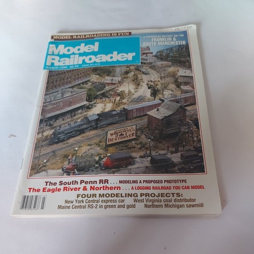 1990 March, Model Railroader Magazine, The Southern Penn Railroad (CP27 ...
