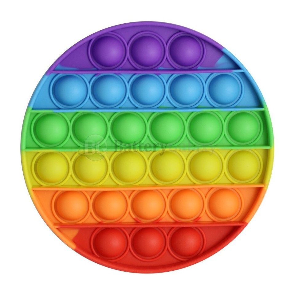 3-Pack Fenzer Rainbow Bubble Popper Anti-Stress Fidget Toy | eBay UK