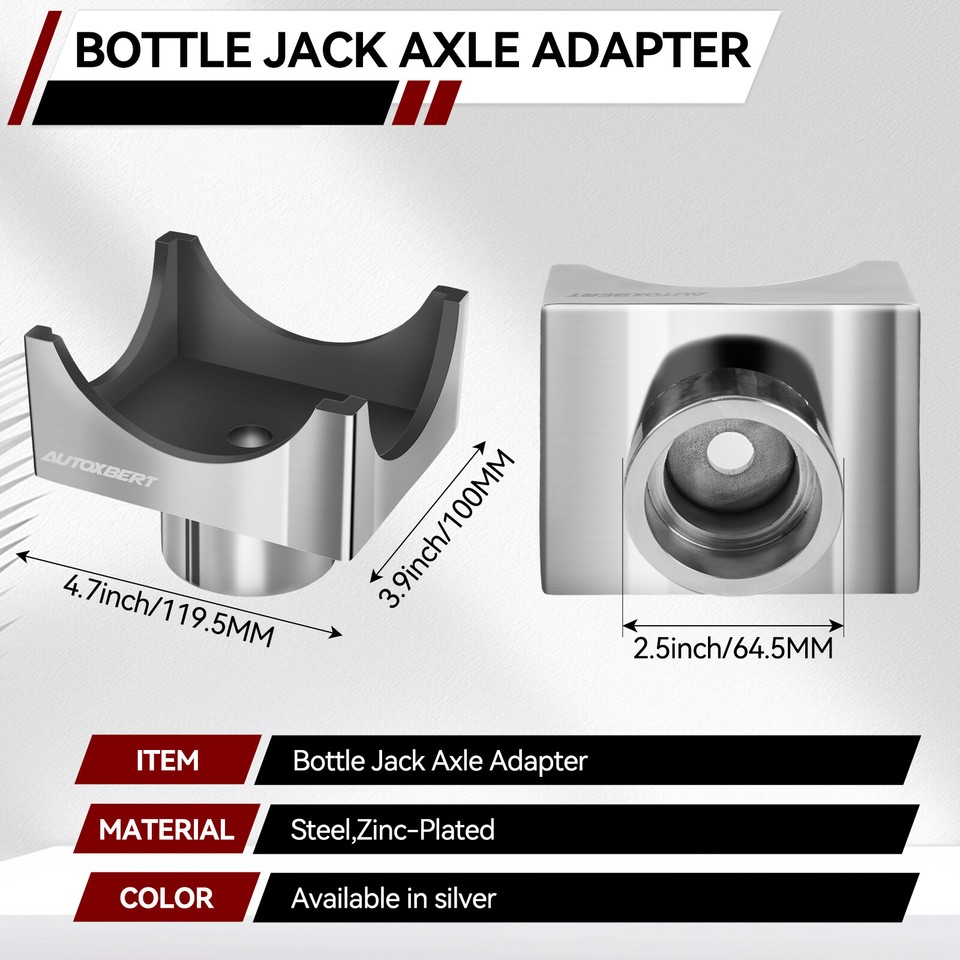 USA NEW Universal Bottle Jack Axle Adapter Lifting Saddle 3-20 Ton ...