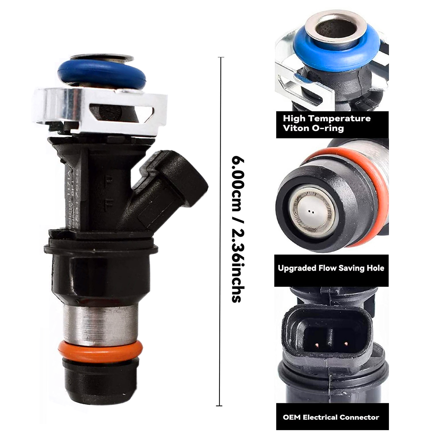 8PCS 25317628 Upgrade Fuel Injectors For 99-07 Chevy Silverado GMC 4.8 ...