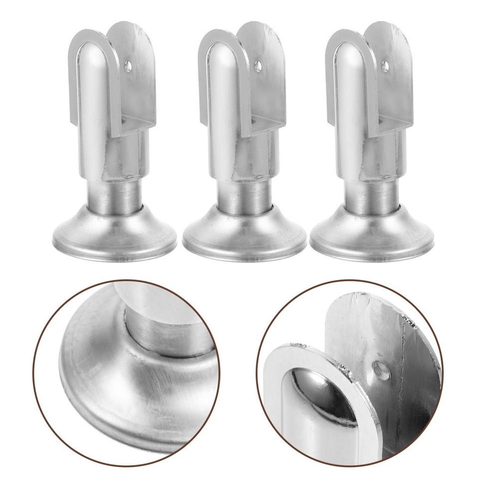 4 Pcs Toilet Seat Brackets Bathroom Hardware Restroom Partition Support ...