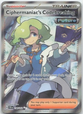Ciphermaniac's Codebreaking 198/162 SV05: Temporal Forces Pokemon Card ...