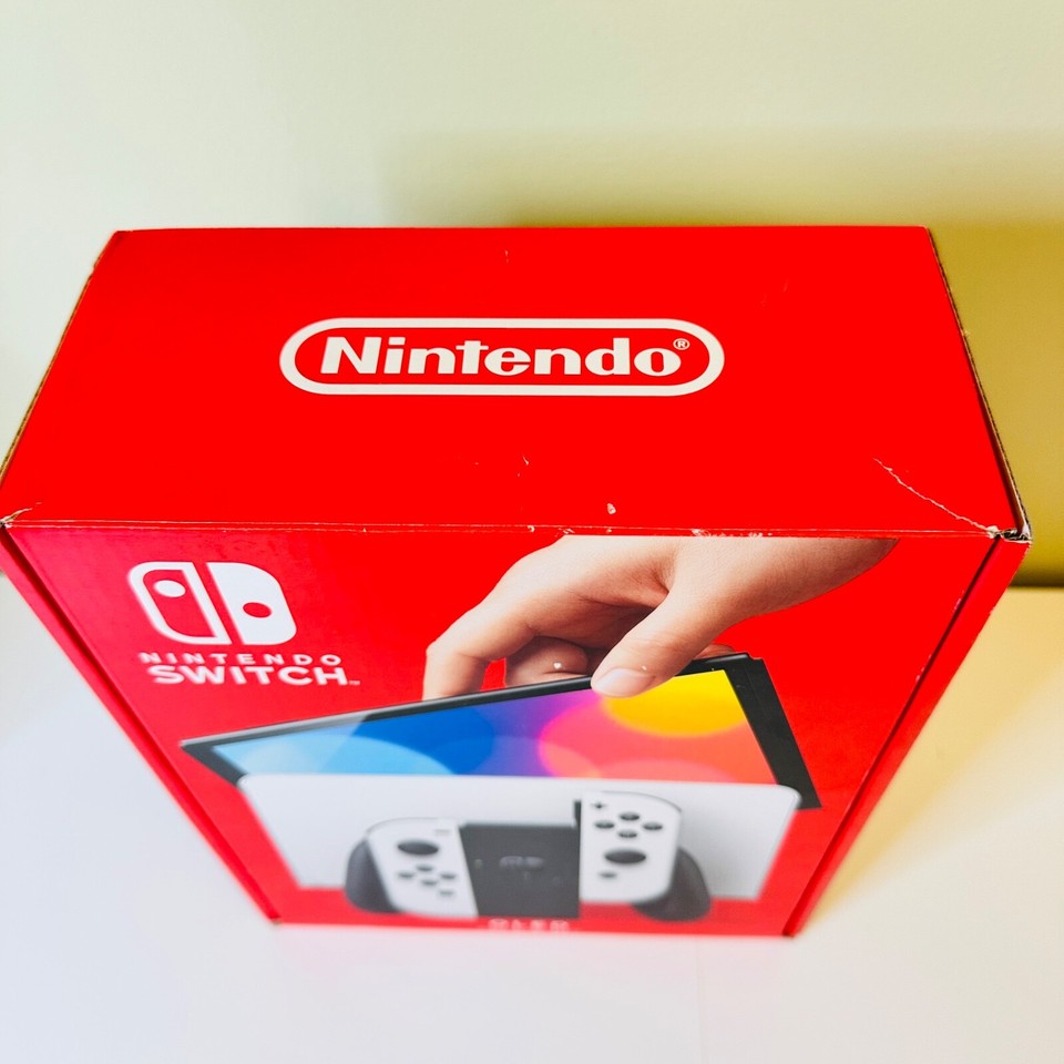 Nintendo Switch OLED White System Console Case " EMPTY BOX ONLY" No ...
