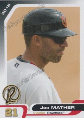 2018 Visalia Rawhide Joe Mather MGR Arizona Diamondbacks Minor | eBay