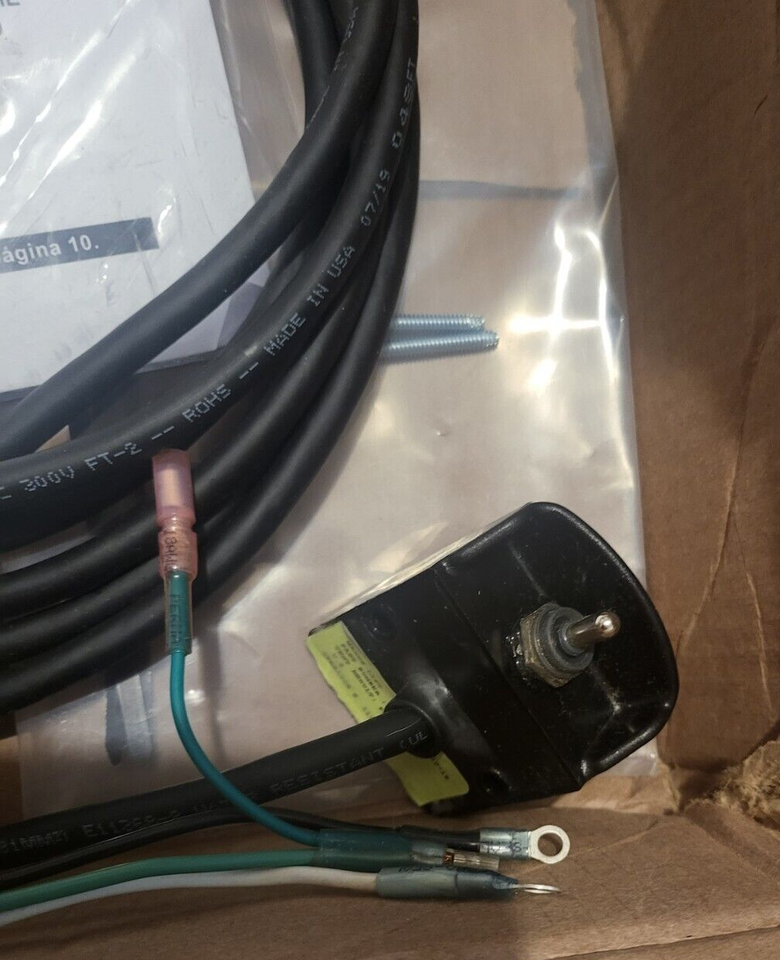 MAXON 297115-01 / 296855-03 TUK-A-WAY DUAL CONTROL TOGGLE SWITCH ...
