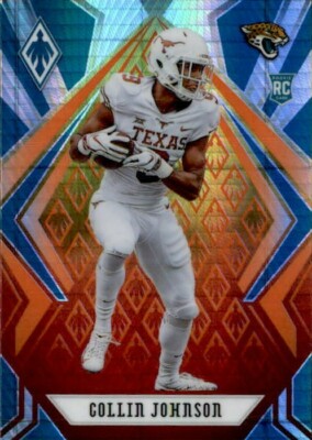 Collin Johnson 2020 Panini Phoenix Fire Burst Fanatics Parallel Rookie ...