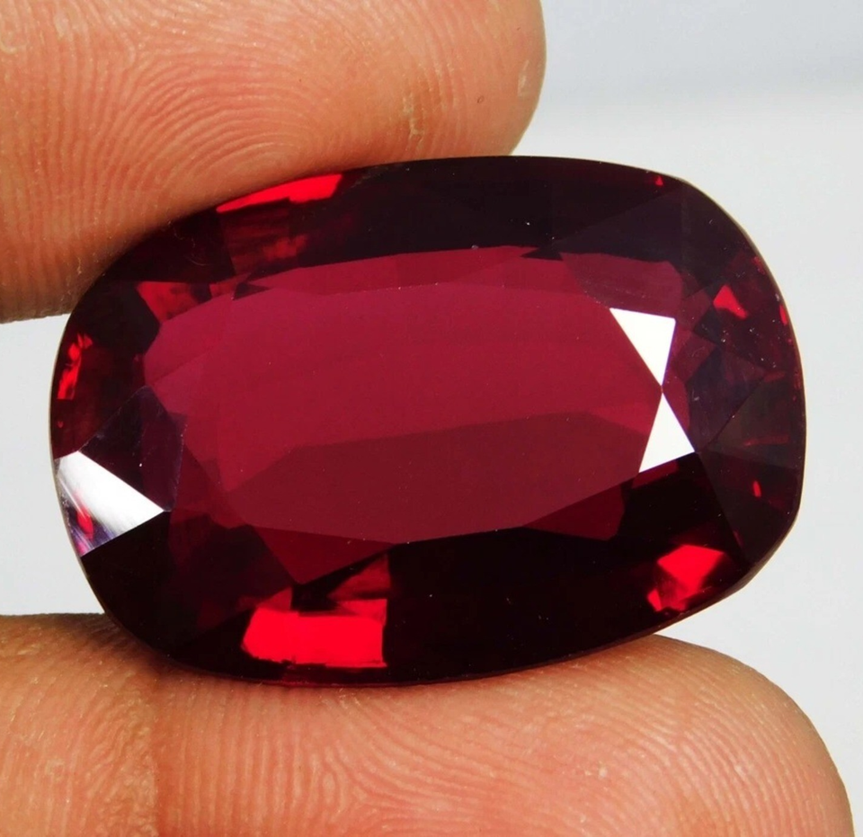 Natural Burma Ruby 102.65 Ct Pigeon Blood Red Certified Loose Gem PR-69 ...