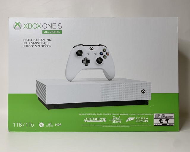 Microsoft Xbox One S All-Digital Edition 1TB Home Console - White for ...