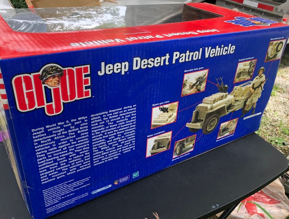 GI Joe: Desert Patrol Jeep: 1/6: NIB | eBay