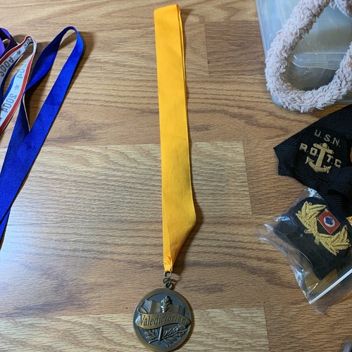 Class Act Graduation Valedictorian Award Medal on Gold Grossgrain ...