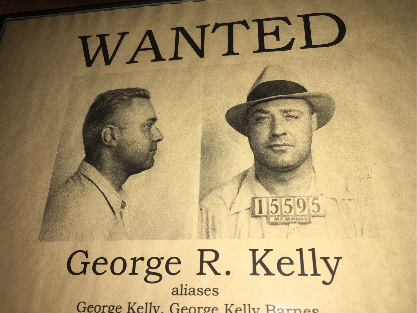 Vintage Wanted Poster George R. Aka | Grelly USA