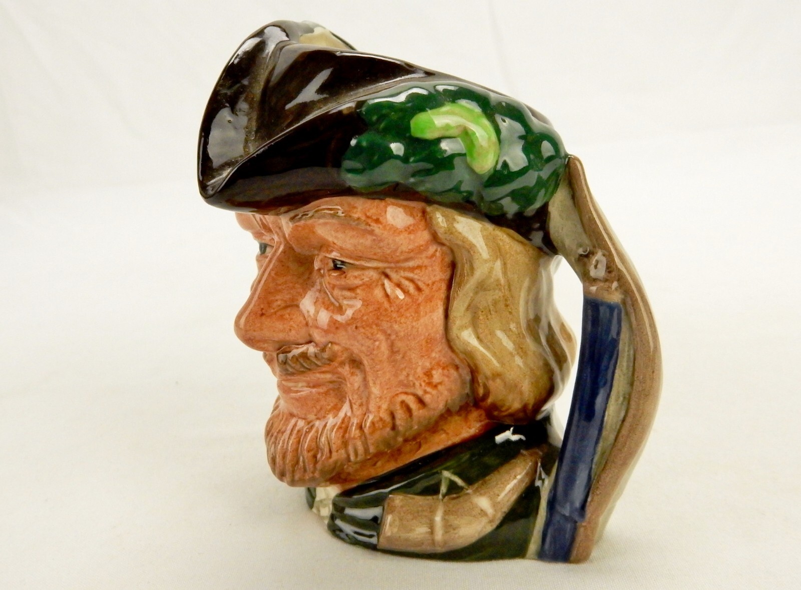 Toby Character Jug, Robin Hood D6534, Royal Doulton Collectible, Small ...