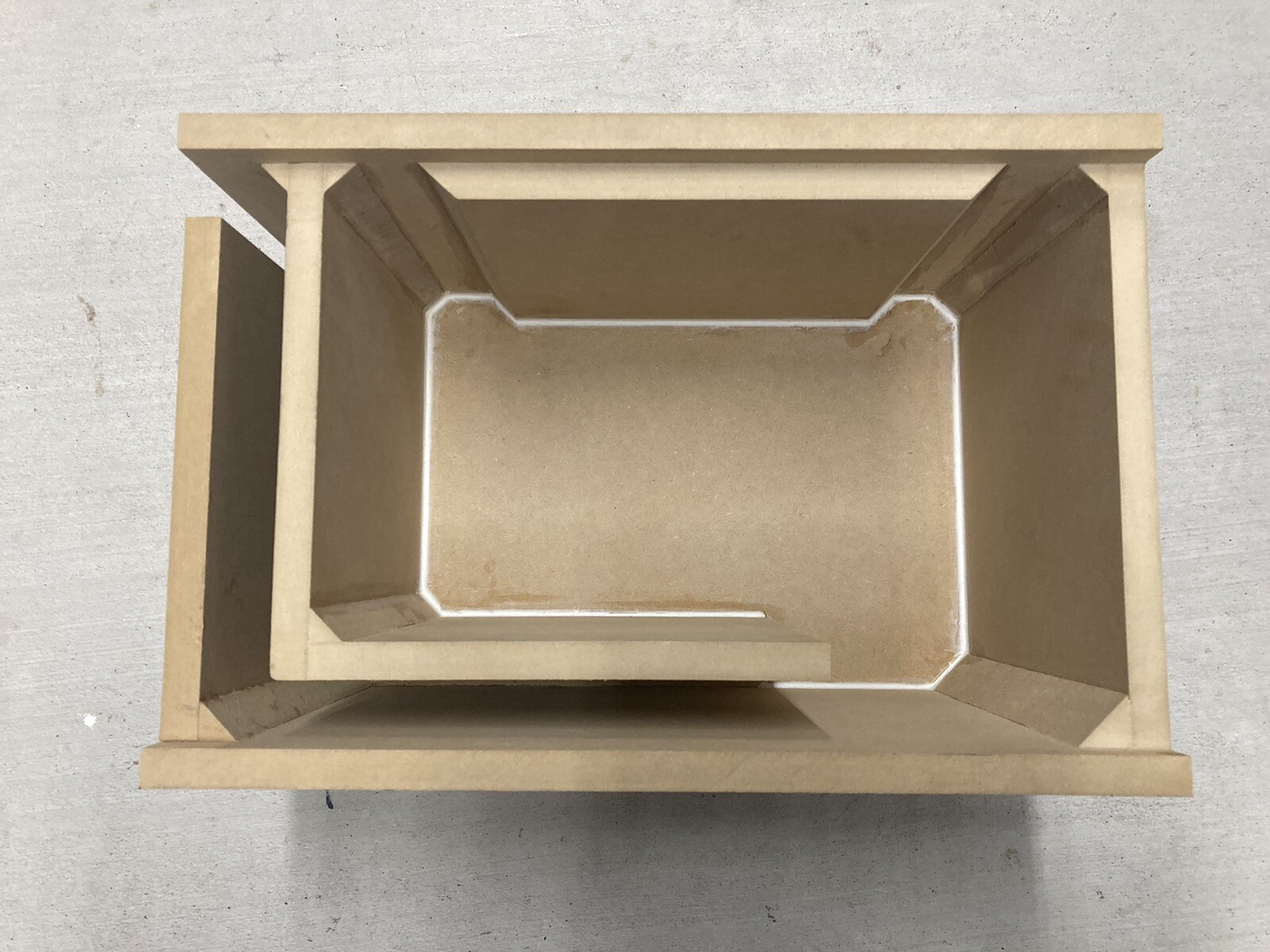 Custom JL Audio 10W7 Flush Mount Subwoofer Enclosure/Speaker Box 32Hz ...