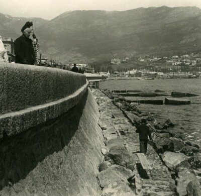 Russia Crimea Yalta Jalta Dike Mole Old NPG Stereo Photo 1900 | eBay