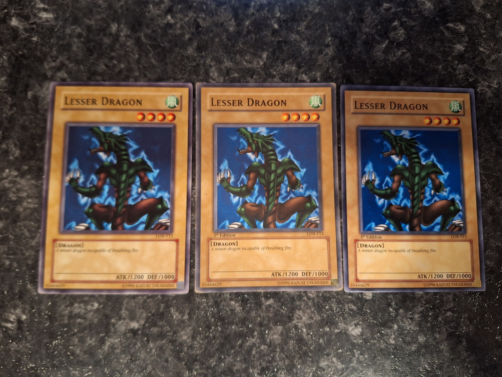 3X Lesser Dragon LOB-113 - Yugioh Yu Gi Oh! 3 Playset Mixed | eBay