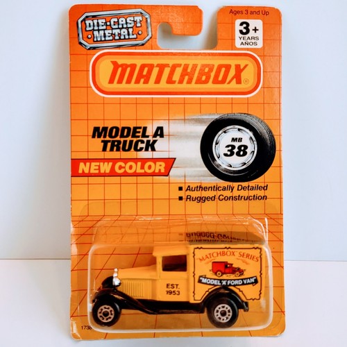 1990 Matchbox Ford Model A Van - Matchbox Series - 1:64 Diecast - MB38 ...