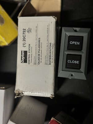 Dayton 20C792 Push Button Control Station 2NO Momentary 25mm Wall ...