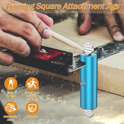 2Pcs Stair Gauge Aluminum Alloy Rafter Stair Layout Jig Framing Square ...