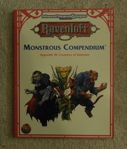 dungeons & dragons ravenloft monstrous compendium appendix iii 3 book ...