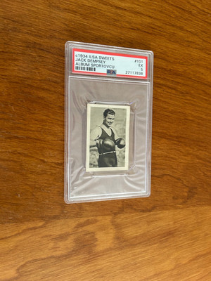 RARE 1934 Ilsa Sweets Sportovcu 101 Jack Dempsey PSA 5 EX HOF Boxing ...