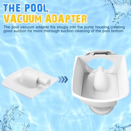 2 Pcs Above Ground Pool Vacuum Plate Adapter Compatible with Summer ...