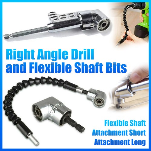Flexible Screwdriver Bit Holder and Right Angle Drill Extension AU ...