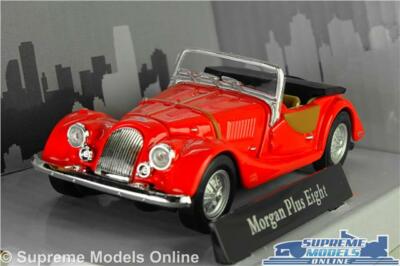 MORGAN MODEL CAR PLUS EIGHT ROADSTER RED 1:43 SCALE CONVERTIBLE ...