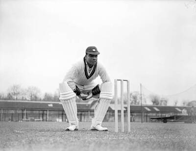 Clyde Walcott West Indies In 1950 OLD CRICKET PHOTO | eBay
