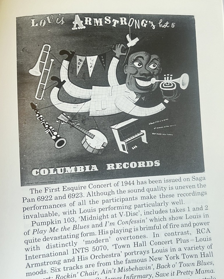 Louis Armstrong Jazz New Orleans Book Mike Pinfold 1987 Life & Times ...