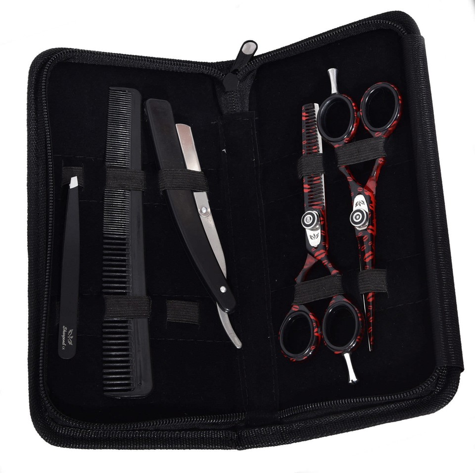 PROFESSIONAL RED LIPS HAIRDRESSING HAIR CUTTING THINNING BARBER ...