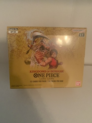 Bandai One Piece TCG: Kingdoms of Intrigue - Booster Box [OP-04] English Sealed! | eBay