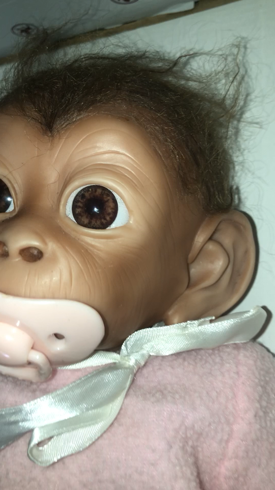 The Ashton-Drake Galleries 16 inch Realistic Newborn Baby Monkey Doll ...