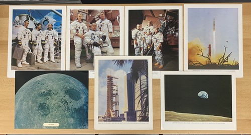 Vintage 1966-1969 Official NASA Apollo 8 9 10 Saturn Space Mission ...