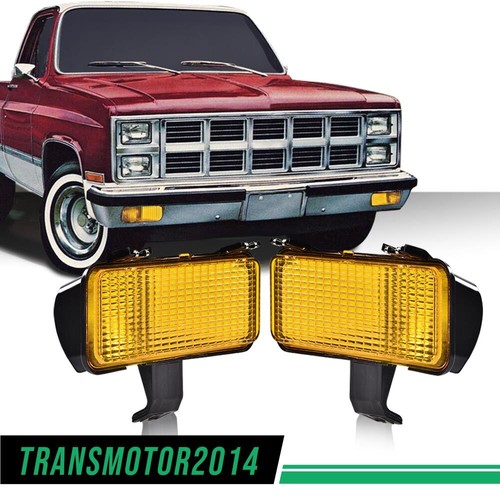 Fit For Silverado 1981/82 Chevy C10 GMC Front Turn Signal Park Lamps ...