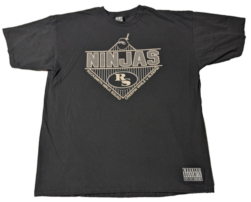 ROCKSMITH NINJA SQUAD CREEPIN WHILE U SLEEPIN Men XL Black T-Shirt Made ...