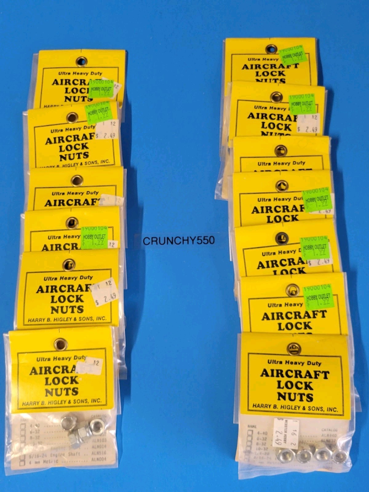 RC Airplane Harry B Higley Ultra HD Aircraft Lock Nuts 1/4-28 Lot (13 ...