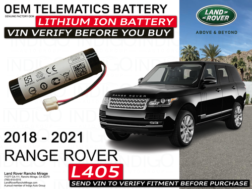 2018-2021 RANGE ROVER L405 GENUINE LAND ROVER TELEMATICS OEM BATTERY RR ...