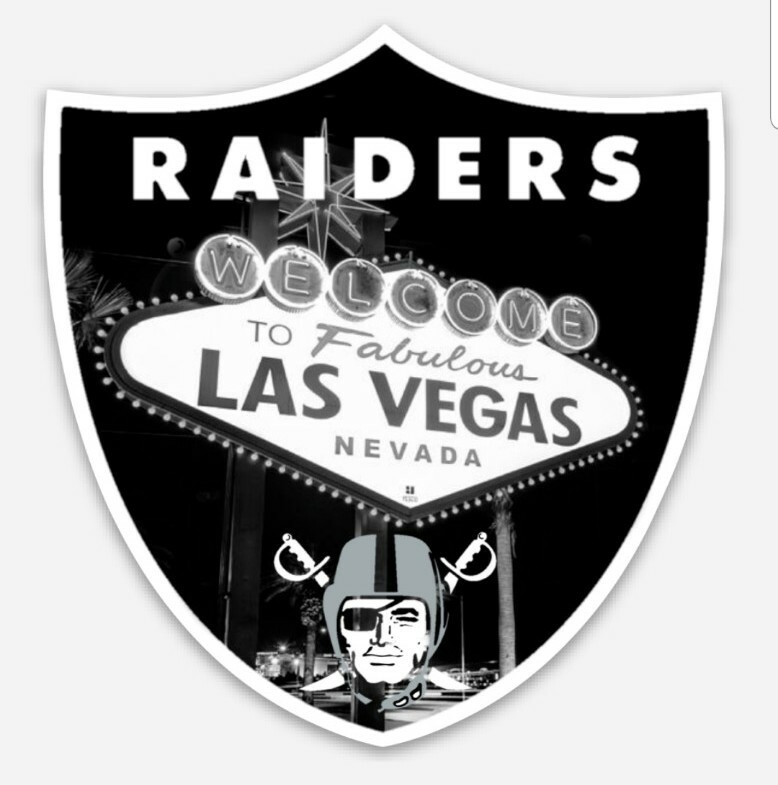 Las Vegas Raiders STICKER - Sin City Football Raiders Nation former ...