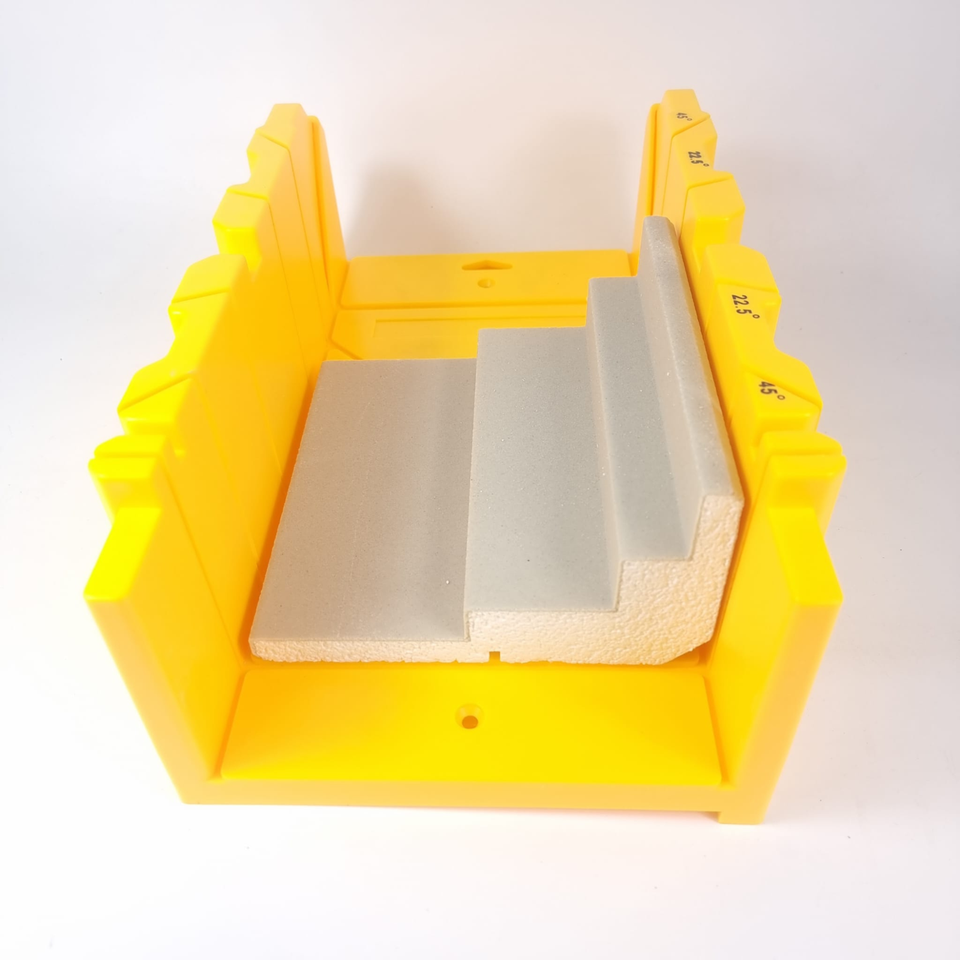 Mitre Box Multi Angle Cutting Corners Coving Cornice 40cm x 20cm x 12cm ...