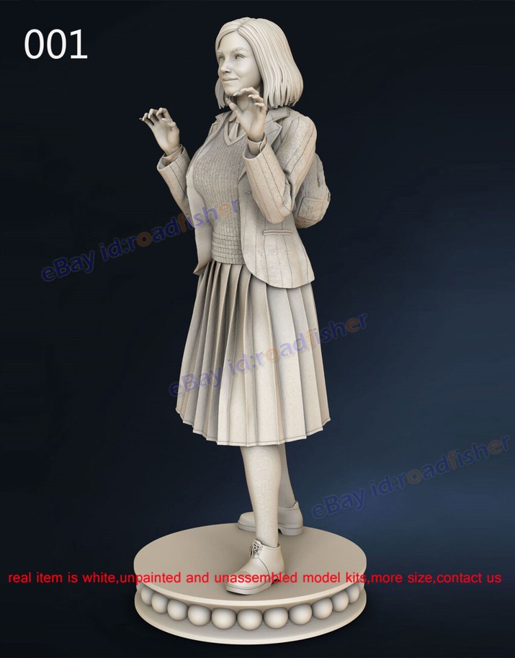 Enid Girl 1/12 1/8 1/6 1/4 1/3 Model Kit Unpainted Unassembled 3D ...