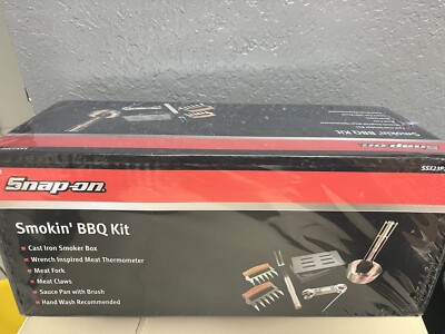 Snap-On Tools Smoking BBQ Kit-Meat Claws -Thermometer -Smoke Box And ...