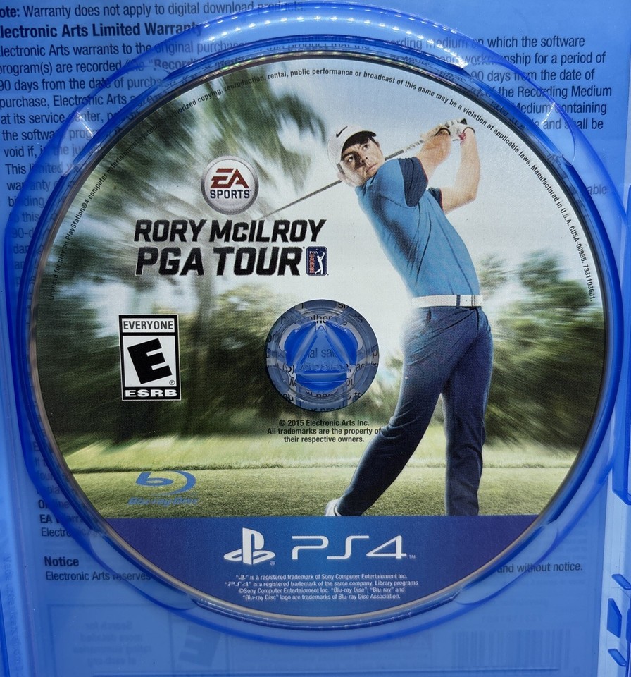 Rory McIlroy PGA Tour (PlayStation 4, 2015) PS4 Golf Game 14633733112 ...
