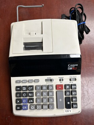 Canon MP-25D III Adding Machine | Extra Large Display | 2 Color Print ...