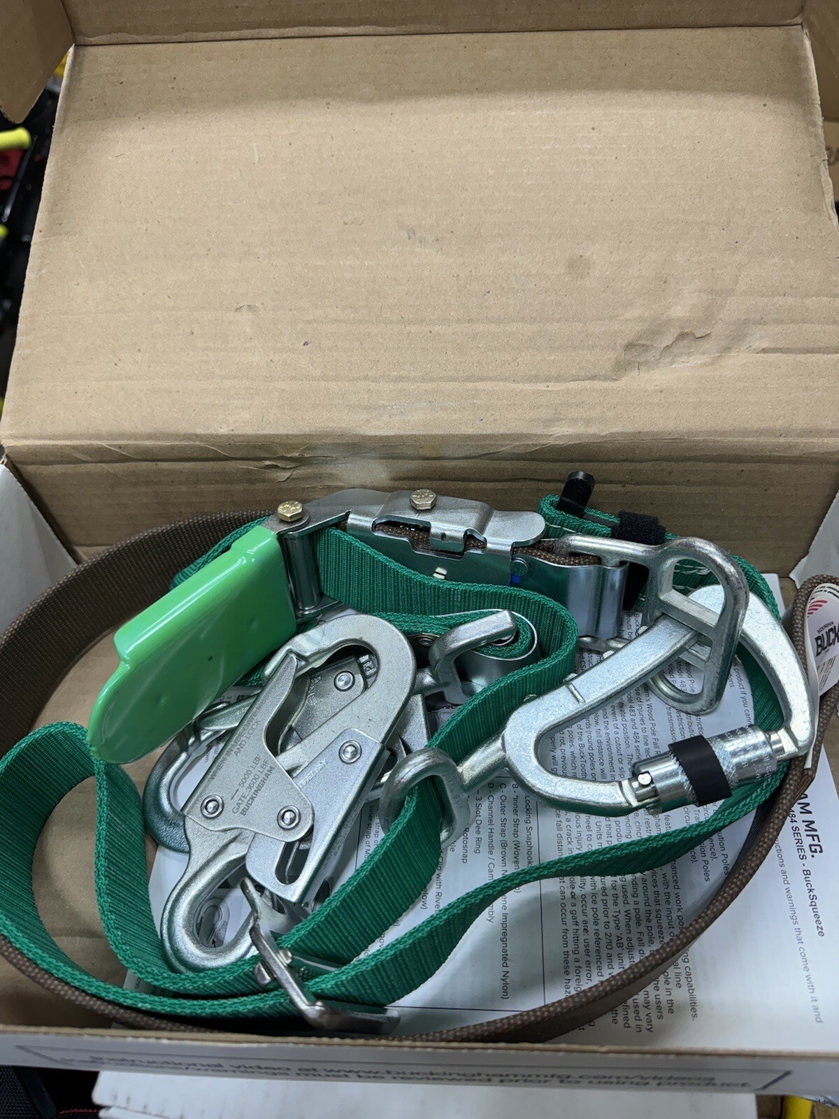 Buckingham 483D Bucksqueeze Lineman Fall Protection for sale online | eBay