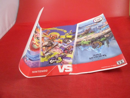 Nintendo Vs. Poster Nintendo Live 2023 Super Smash Bros. Splatoon 3 ...